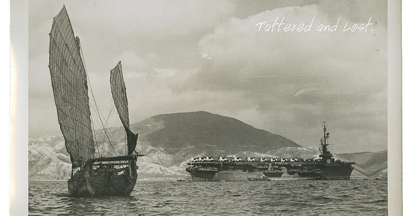 TATTERED AND LOST PHOTOGRAPHS: The USS PUGET SOUND in Hong Kong, 1945