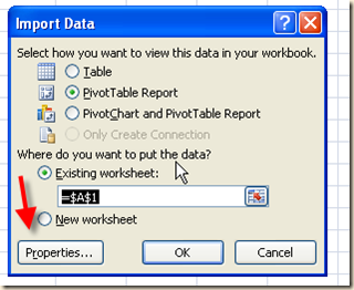 Excel PivotTable – From a Stored Procedure | Sherry's BI Corner