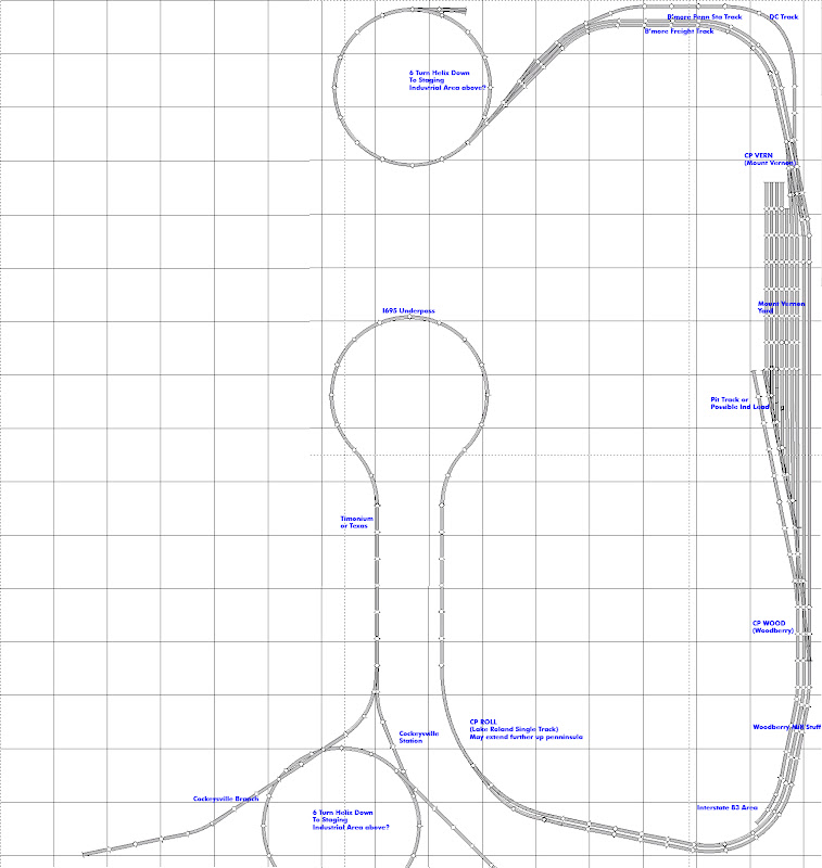 1615 Layout Planning: First draft with Track - page 1 - N and Z Scales ...
