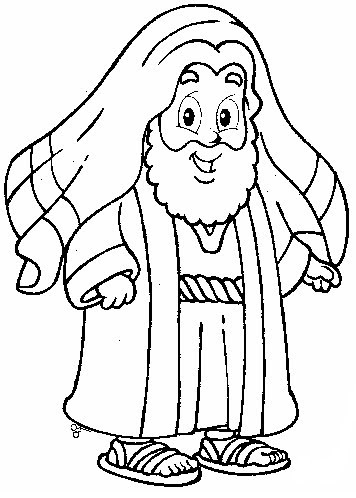 Moses - free coloring pages | Coloring Pages