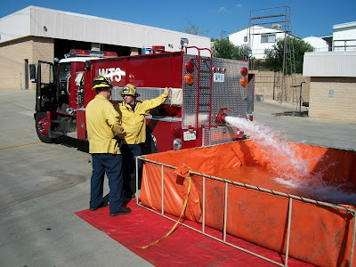 Lakeside Fire District: Station 3 Crew Practices Drafting Operations