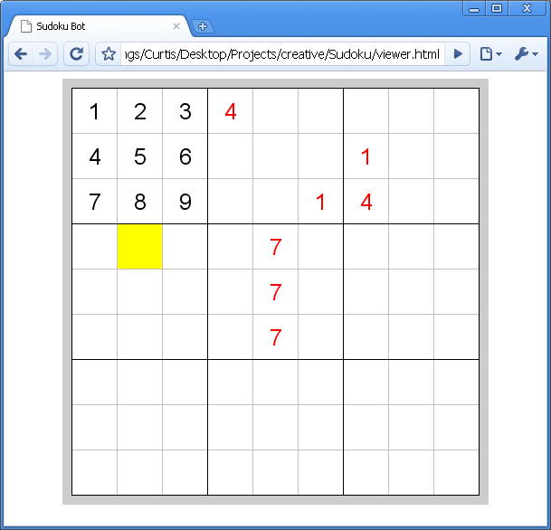 Medicine for the Sky: Building a Java Applet Sudoku Bot