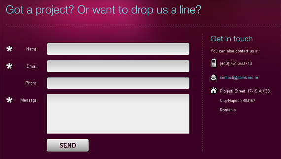 40 formularios de contacto creativos - Eressea Solutions