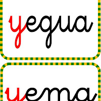 LAMINAS DE PALABRAS CON LA LETRA Y