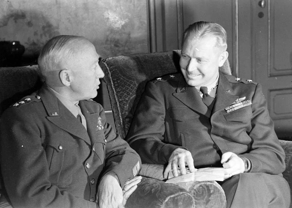 General Patton And Major General Weyland - Margaret Bourke-White ...