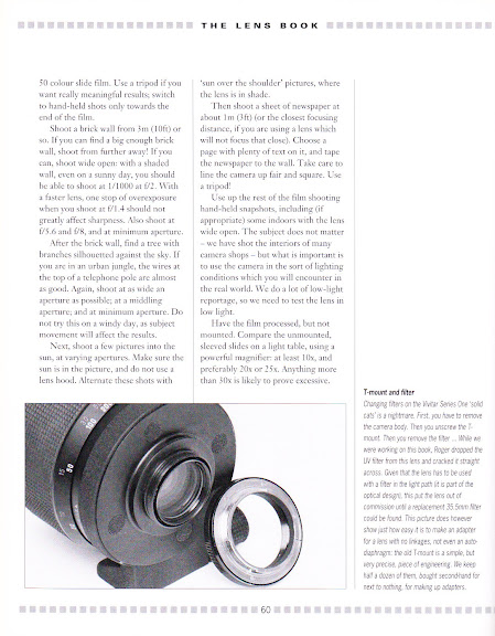 OK, so am about to do lens tests on my lenses - tips/pointers ...