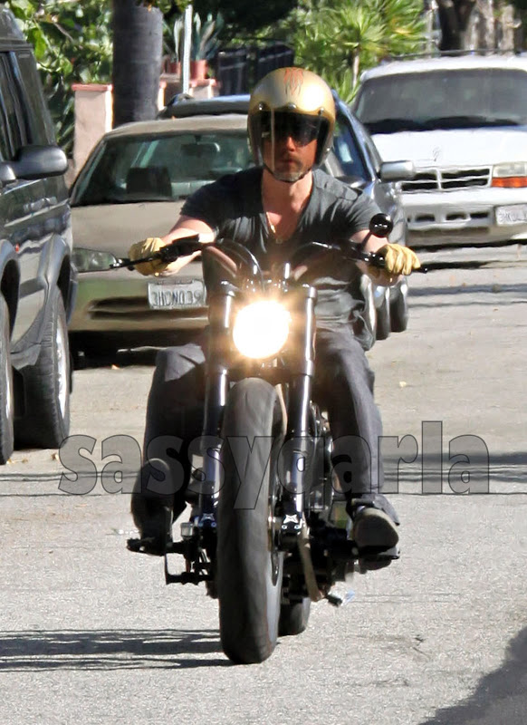 Brad Pitt: Broom Broom!