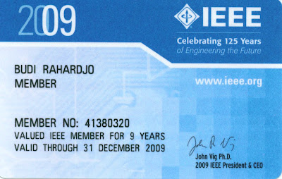 Keanggotaan IEEE – Padepokan Budi Rahardjo