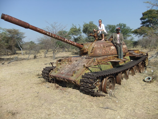 African Adventures - Overland J'burg to UK: Angolan Tank