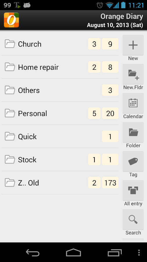 Journal – Orange Diary Pro v1.75 FULL APK - APK FULL