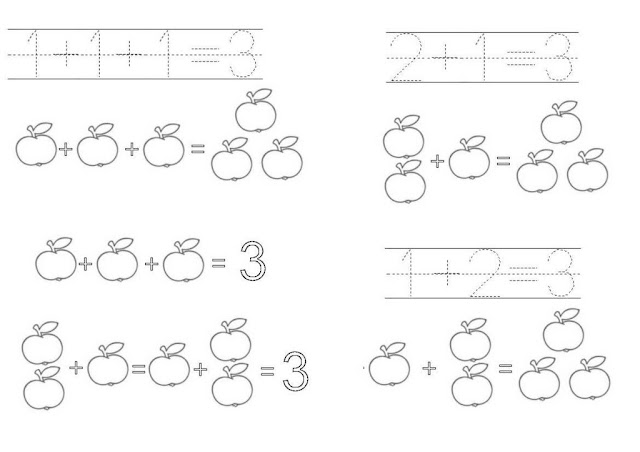 APRENDE LOS NUMEROS COLOREANDO Y ESCRIBIENDO
