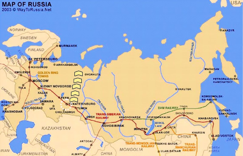 Ural River Map Africa