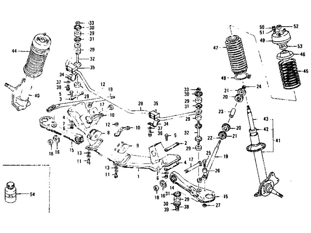 Datsun 240Z/260Z/280Z Front Suspension (Strut & Shock Absorber)