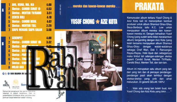 YUSOF CHONG DAN AZIZ KOTA – MEREKA DAN KAWAN KAWAN MEREKA (1999 ...