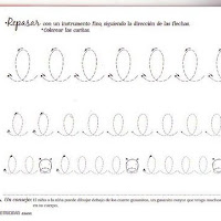 FICHAS DE CALIGRAFIA PREESCOLAR 4 AÑOS