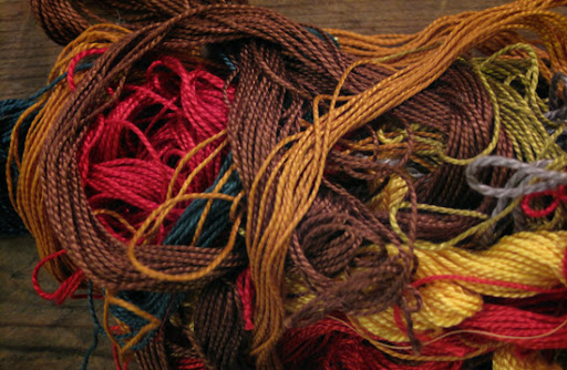 Eighteenth Century Agrarian Business: Organizing: Embroidery Floss