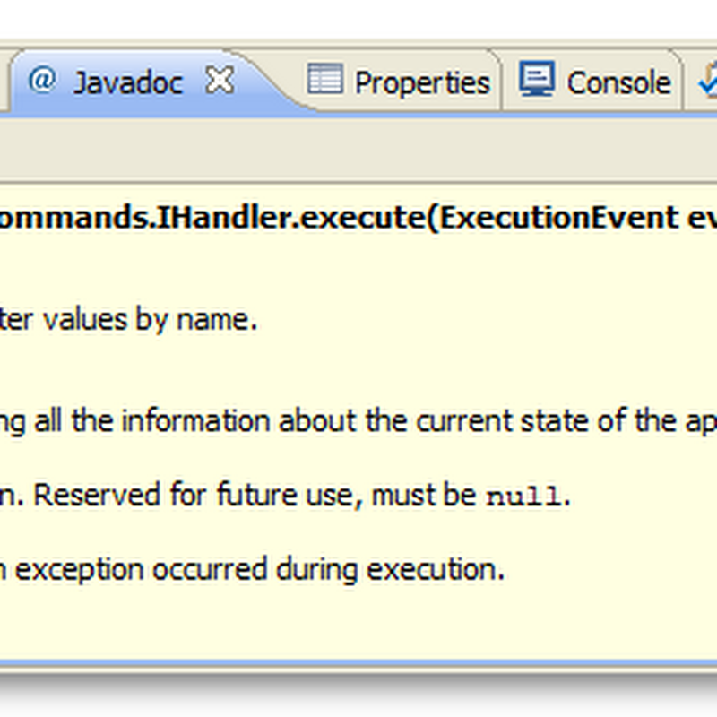 Eclipse Tips - Prakash G.R.: Using progress bars ...