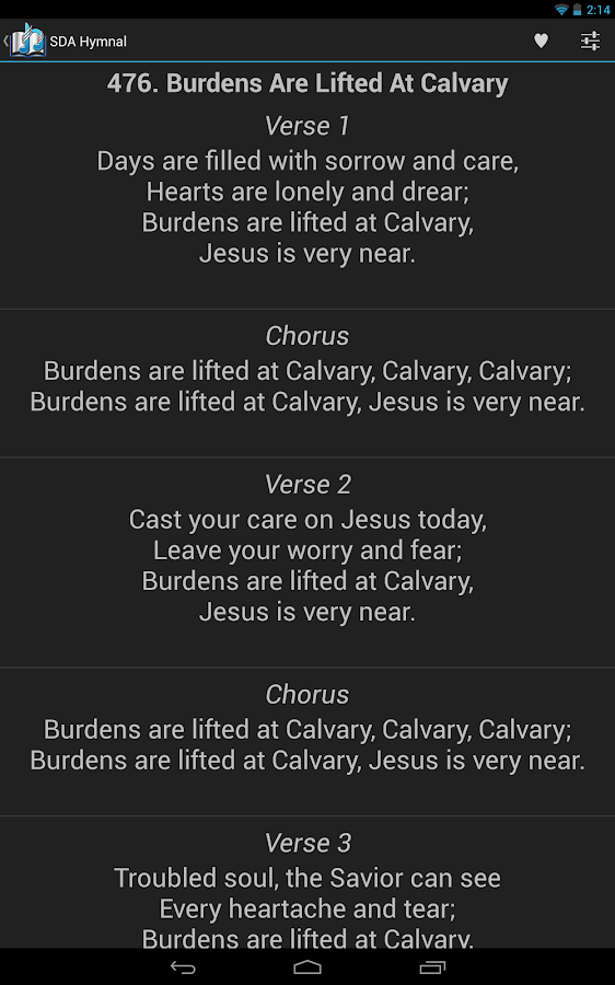 SDA Hymnal Android Apps On Google Play