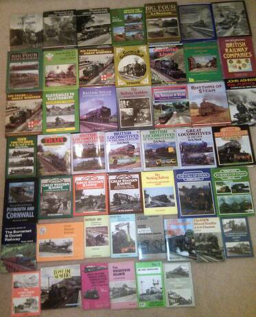 Line To Nowhere: This is what £500 worth of railway books looks like...