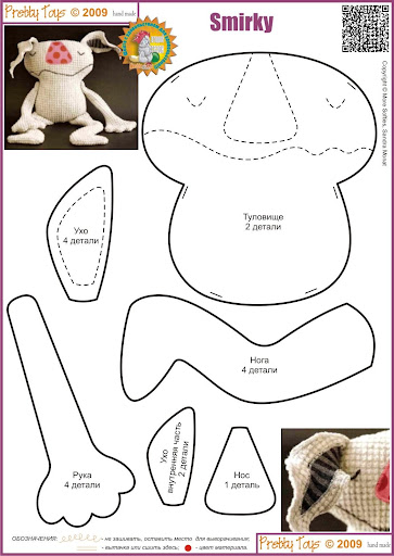 patrones de peluches - Imagui