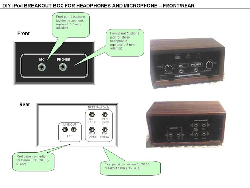 iTouch breakout cable for microphone/headphone - DIY (Do It Yourself ...