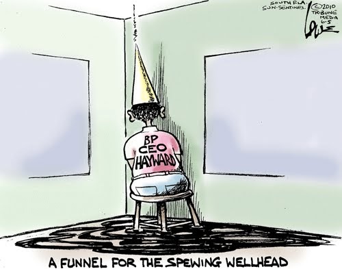 The Frustrated Teacher: Tuesday Cartoon Fun: Spewing Wellhead Edition