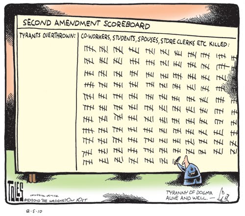 The Frustrated Teacher: Thursday Cartoon Fun: 2nd Amendment Edition