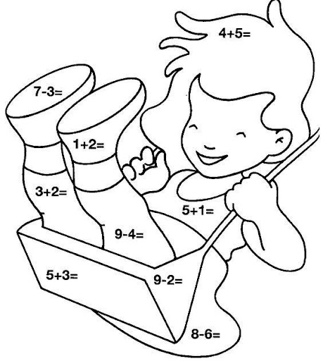 OPERACIONES BASICAS CON DIBUJOS PARA NIÑOS