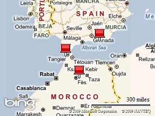 Traveling Pak: Days 18-20, Spain: Granada and Morocco: Tangier