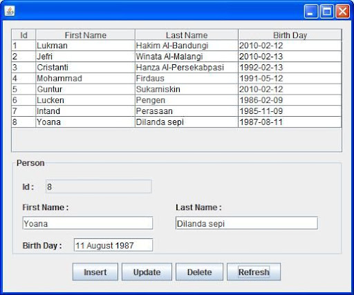Aplikasi Database Client Server Menggunakan Java dan MySQL | Bang Luqman