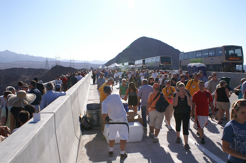 Pics: Hoover Dam Bypass pedestrian preview, 10/16/10. 56K go jump off a ...
