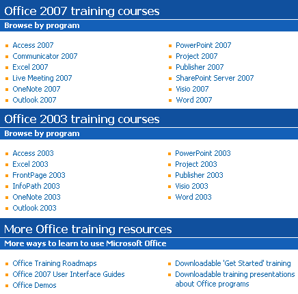 Apps Help: Free self-paced online training courses by Microsoft
