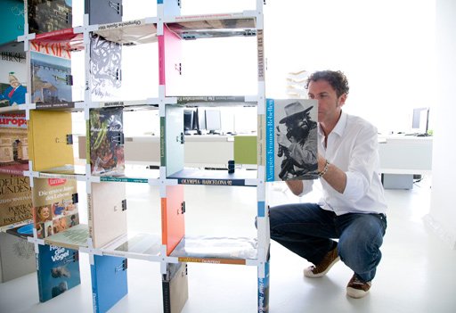 古本で作る棚(Books installation)