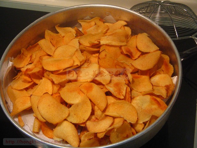 阿豐 - 美食心廚房: 【改良版 - 即輕鬆又香脆】炸慈姑片 - Deep Fried Arrowhead Chips