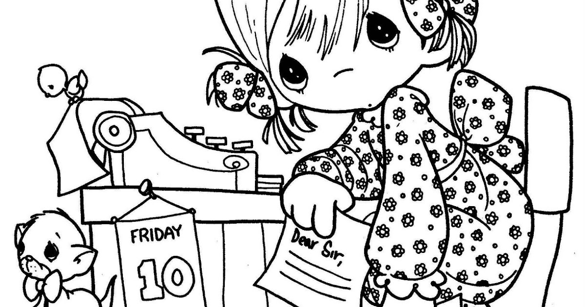 Secretary's day coloring pages | Coloring Pages