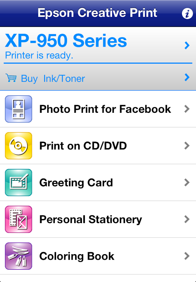 Epson Creative Print - Aplicaciones de Android en Google Play