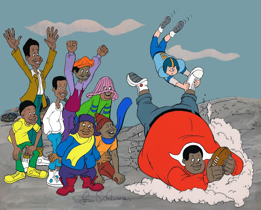 Fat Albert And The Cosby Kids Original Production Cel 1 - Filmation ...