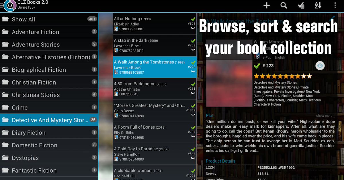 [New] APK Market Ofreeapknew » CLZ Books - Book Database v1.1.4 Data ...