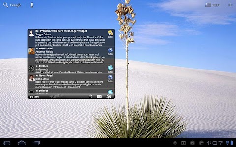 Pure messenger widget – First message aggreator widget for gmail, email ...