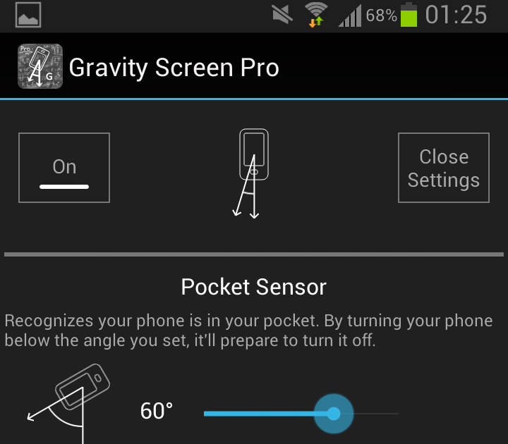 Gravity Screen - On / Off ~ Deeksha