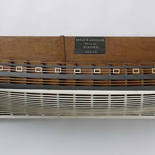 Half Model of a 28-Gun Sloop of War, anonymous, c. 1825 - Rijksmuseum