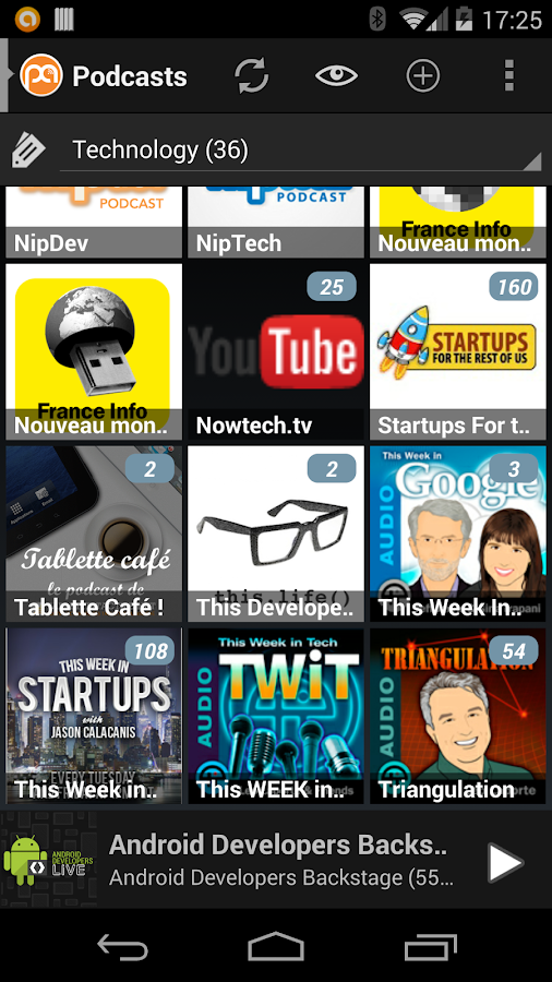 Podcast Addict - screenshot