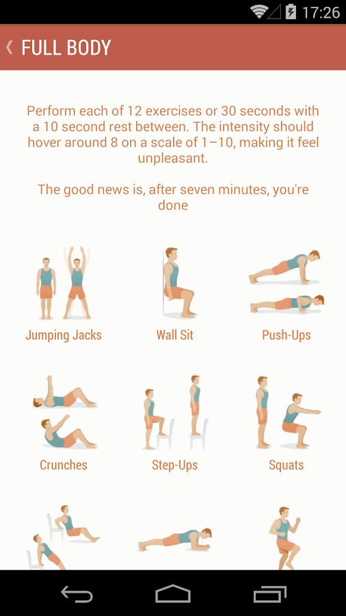 7 Minute Workout "Seven" - Android Apps on Google Play