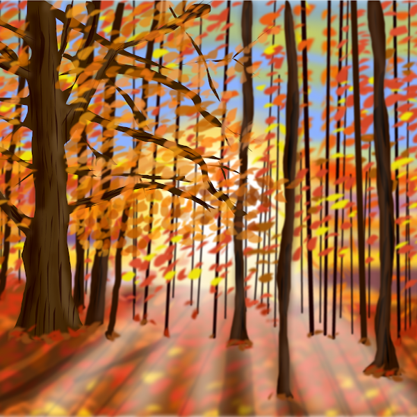 Fall Sunrise » drawings » SketchPort