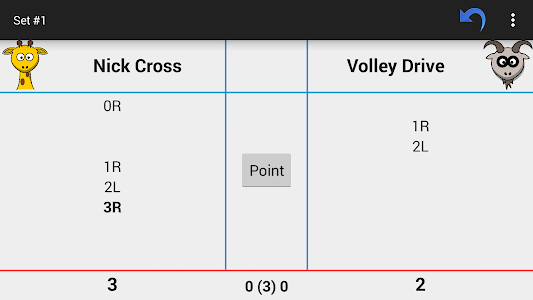 Squash scorer – Android Sports Apps