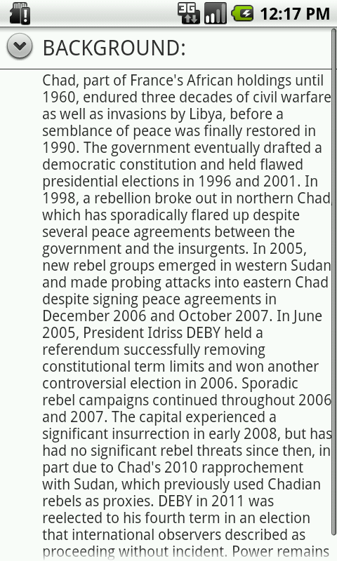 Chad Facts - Android Apps on Google Play