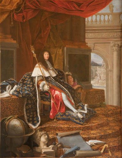 Louis XIV "Protector of the Royal Academy of Painting and Sculpture ...