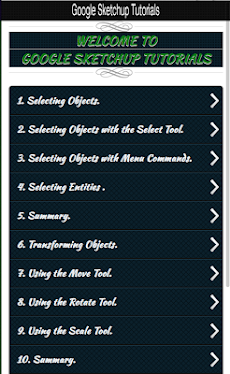 「Learn Google Sketchup」 - Androidアプリ | APPLION