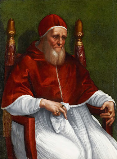 Portrait of Pope Julius II - Raphael and Workshop — Google Arts & Culture