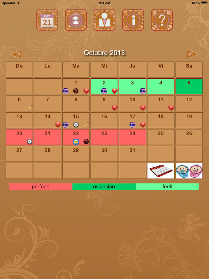 Calendario ovulación y período - Aplicaciones de Android en Google Play